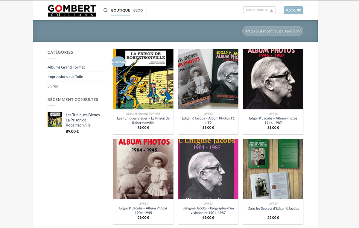 Archives des Albums Grand Format - Gombert Éditions - Boutique